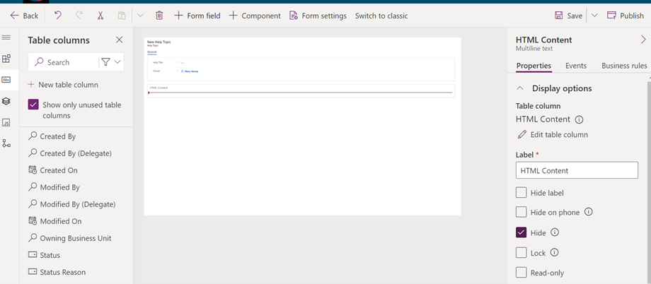 How To Use The Power Apps Portals Portal Management App Html Editing Control For Custom Html Fields