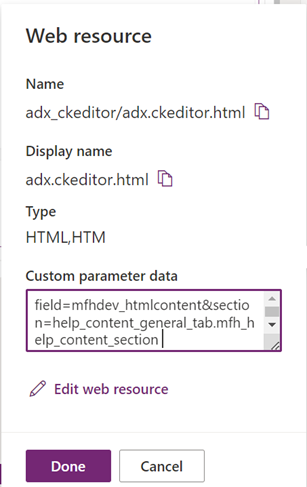 How to Use the Power Apps Portals Portal Management App HTML Editing Control for Custom HTML Fields